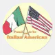 Proud To Be An Italian-American Classic Round Sticker | Zazzle