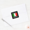 Proud to be Italian Square Sticker | Zazzle