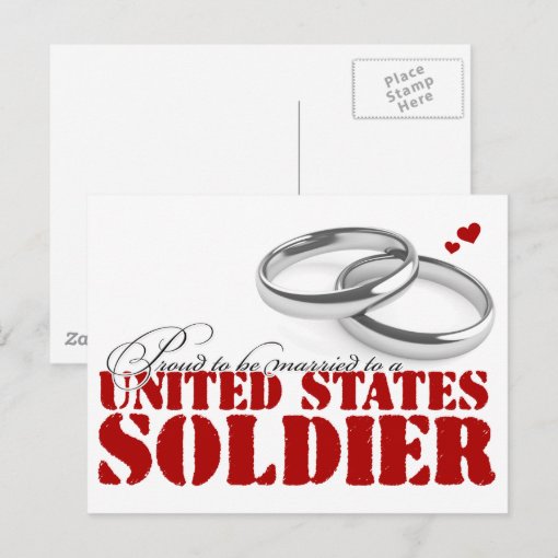 Proud to be married postcard | Zazzle