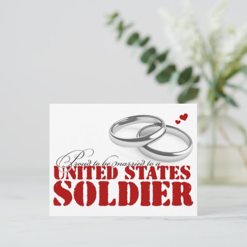 Proud to be married postcard | Zazzle