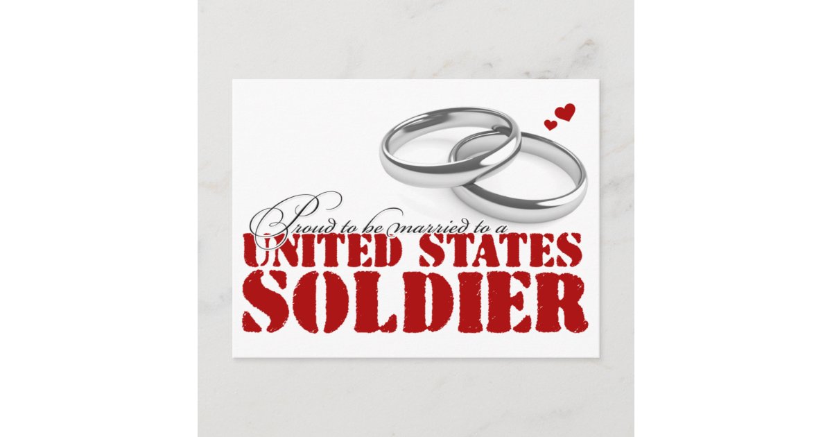 Proud to be married postcard | Zazzle