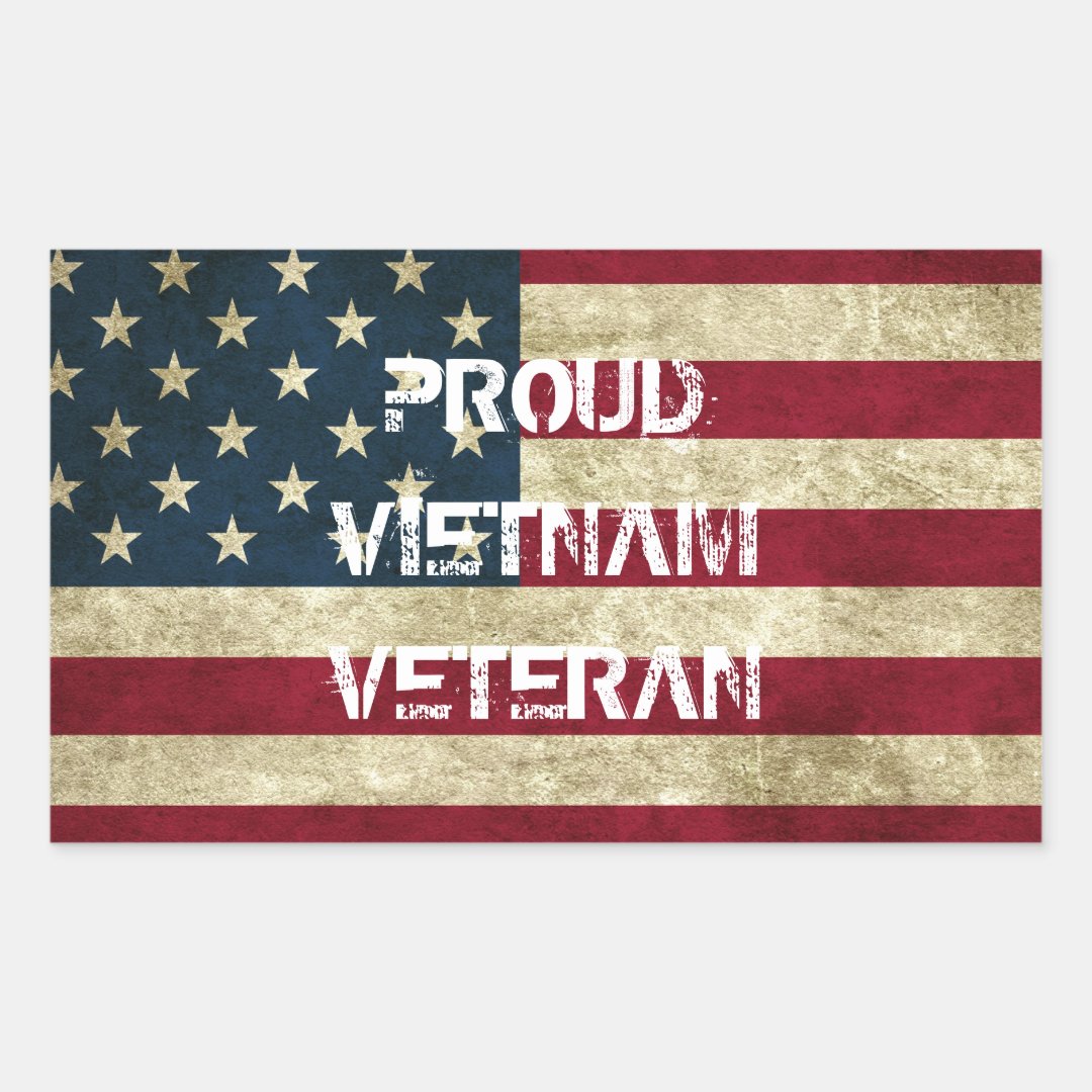 Proud Vietnam Veteran Sticker | Zazzle