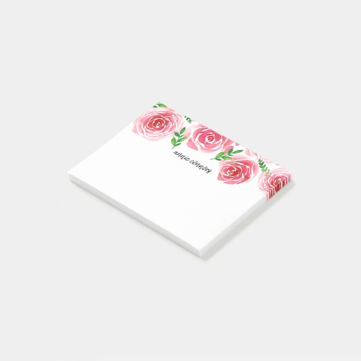 Provence Rose Personalized Post-it Notes | Zazzle
