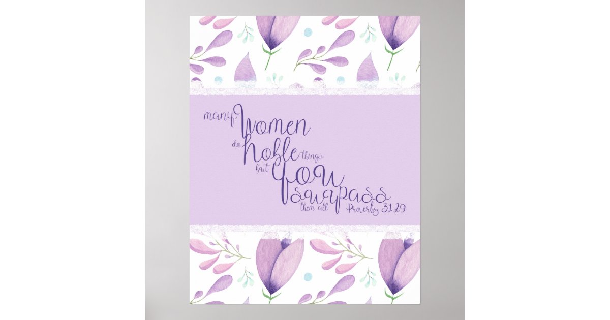 Proverbs 31:29 Poster | Zazzle