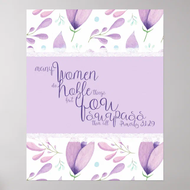 Proverbs 31:29 Poster | Zazzle