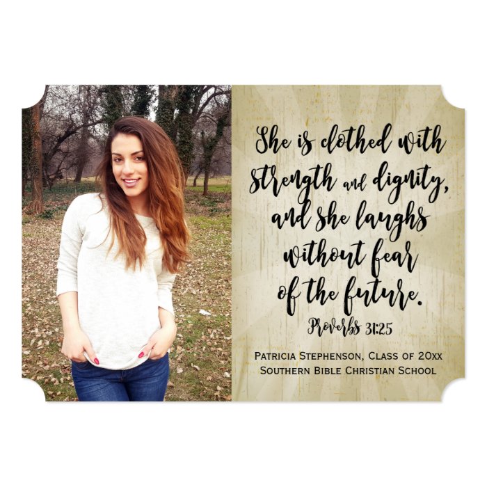 Proverbs 31 Christian Bible Verse Photo Graduation Card Zazzle proverbs-31-christian-bible-verse-photo-graduation-card-zazzle