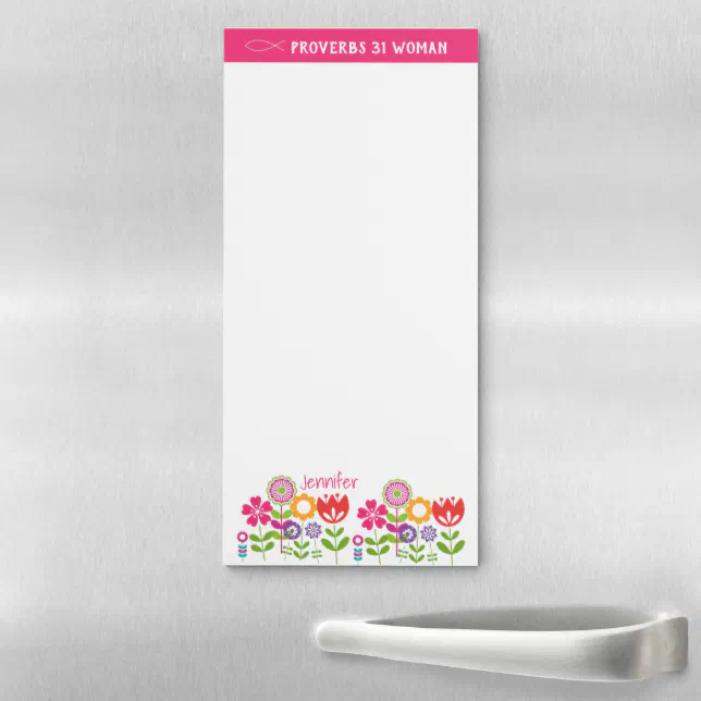Proverbs 31 Women | Bible Study Magnetic Notepad | Zazzle