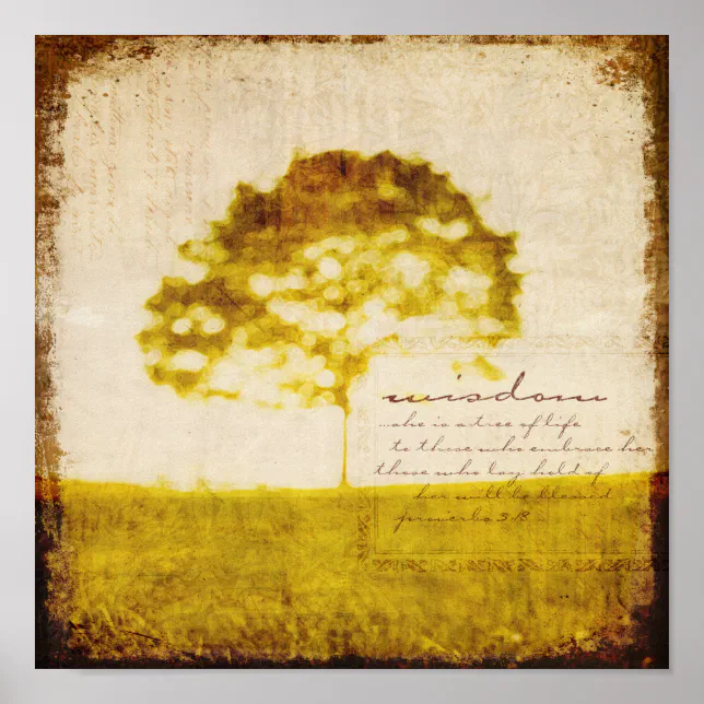 Proverbs 3:18 poster | Zazzle