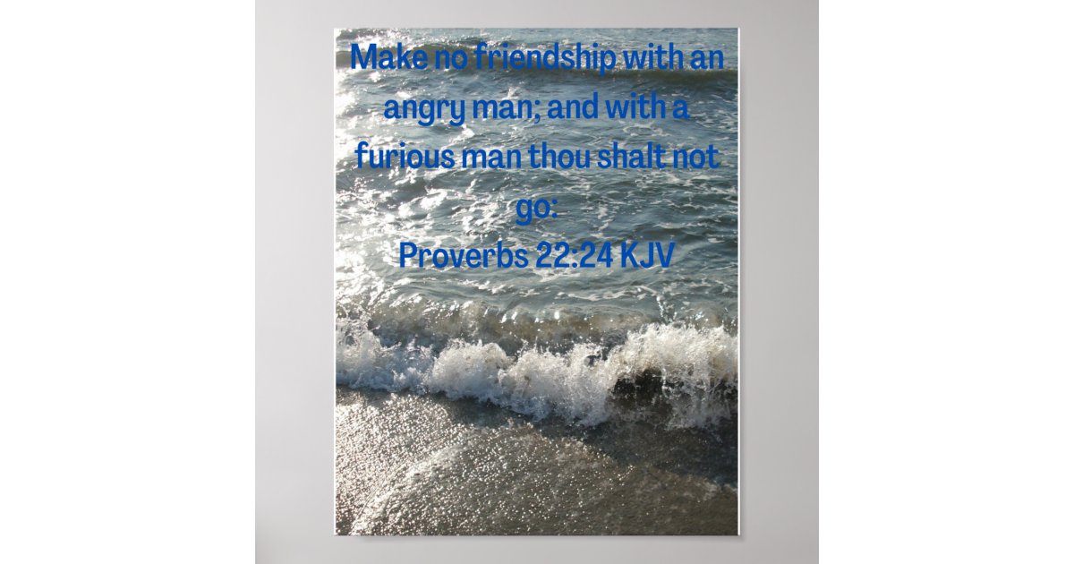 Proverbs useful advice poster | Zazzle