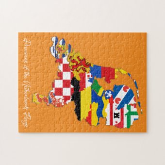 Provinces of the Netherlands Flags Map Educational Jigsaw Puzzle | Zazzle