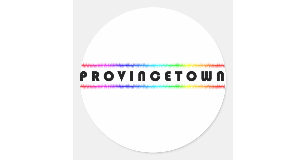 Provincetown Classic Round Sticker | Zazzle