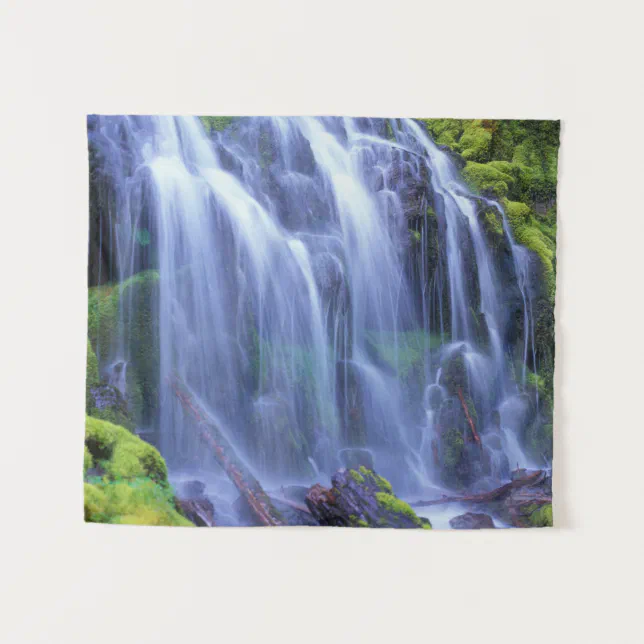 Proxy Falls in Oregon's Central Cascade Mountains Tapestry | Zazzle