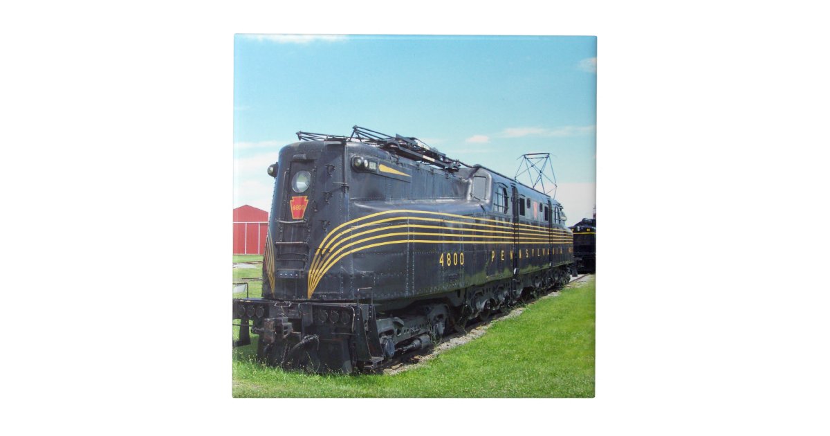 PRR GG1 4800 front view Ceramic Tile | Zazzle
