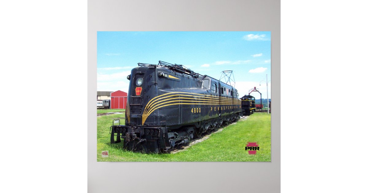 PRR GG1 4800 front view Poster | Zazzle