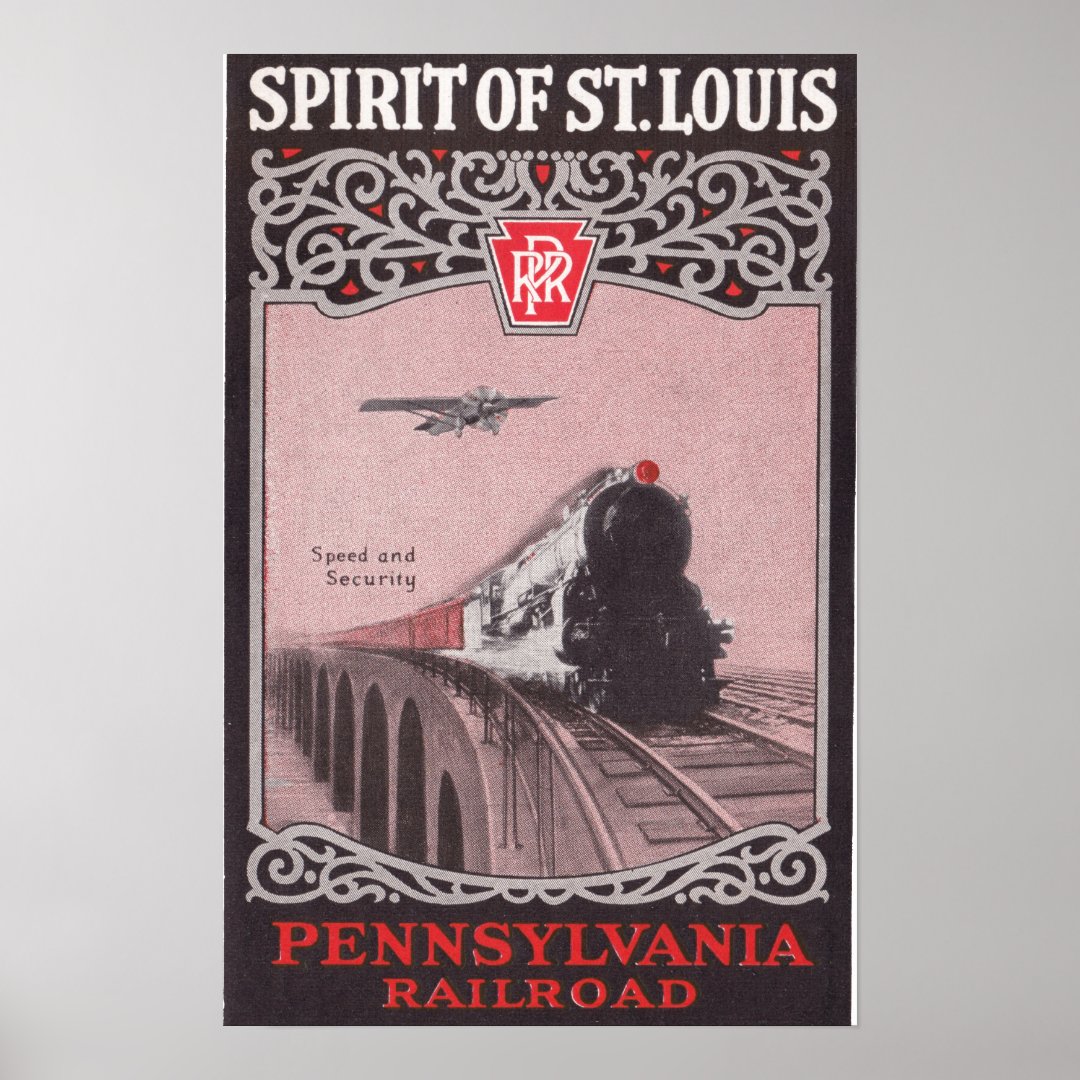 PRR Train Spirit of St. Louis Poster | Zazzle