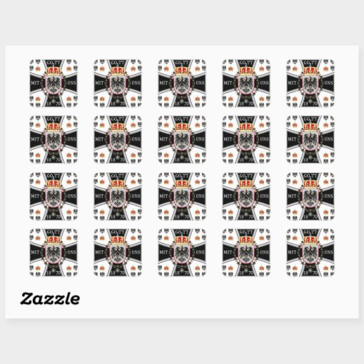 Prussia Square Sticker | Zazzle