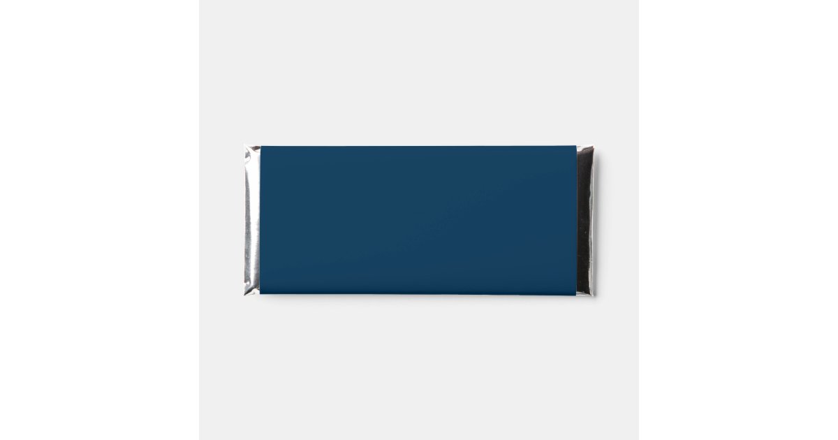 Prussian Blue Solid Color | Classic | Elegant Hershey Bar Favors | Zazzle