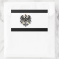 Prussian Flag Rectangular Sticker | Zazzle