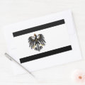 Prussian Flag Rectangular Sticker | Zazzle