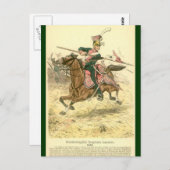 Prussian Lancer Postcard | Zazzle