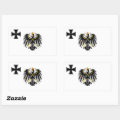 Prussian War Flag Rectangular Sticker | Zazzle