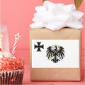 Prussian War Flag Rectangular Sticker | Zazzle