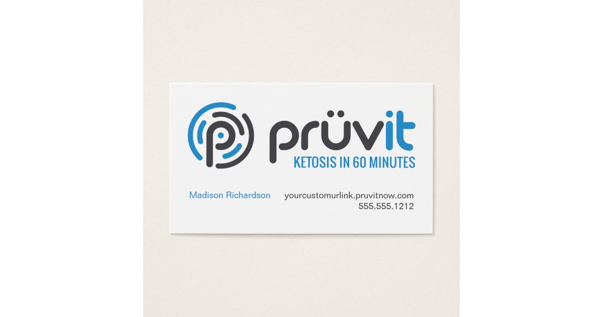 Pruvit Distributor Card | Zazzle.com