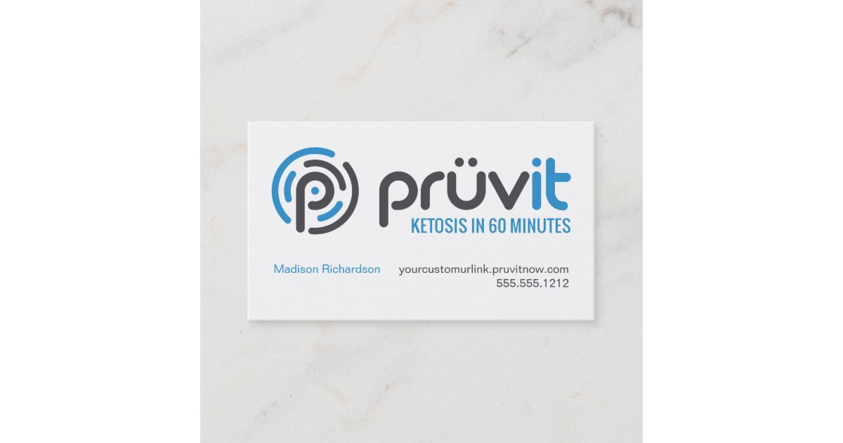 Pruvit Distributor Card | Zazzle