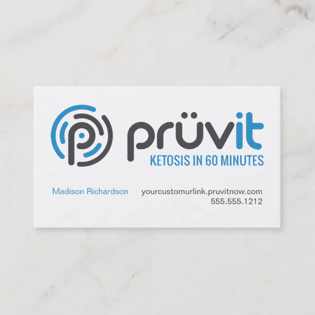 Pruvit Distributor Card | Zazzle