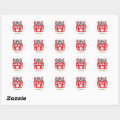 Pryor Coat of Arms (Family Crest) Classic Round Sticker | Zazzle