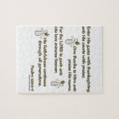 Psalm 100:4-5 jigsaw puzzle | Zazzle