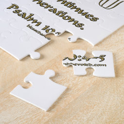 Psalm 100:4-5 jigsaw puzzle | Zazzle