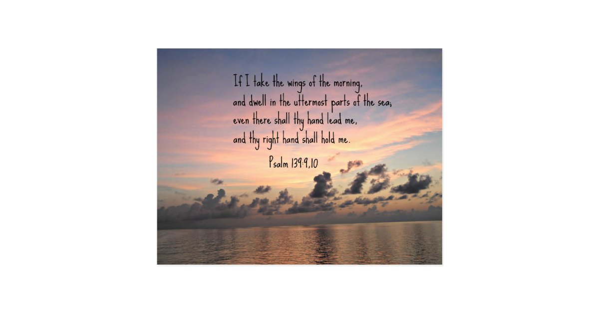Psalm 139 9 10 Postcard Zazzle Psalm 139 9 10 Postcard Zazzle