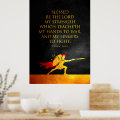 Psalm 144:1 Bible Verse Poster | Zazzle