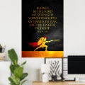 Psalm 144:1 Bible Verse Poster | Zazzle