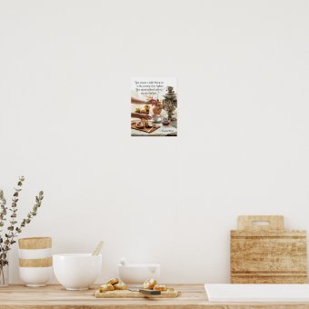 Psalm 23:5 You prepare a table before me, Bible Poster | Zazzle