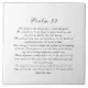 Psalm 23 Scripture Simple Elegant Black & White Ceramic Tile | Zazzle