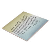 Psalm 23 The Lord is my Shepherd, Bible Verse Ceramic Tile | Zazzle