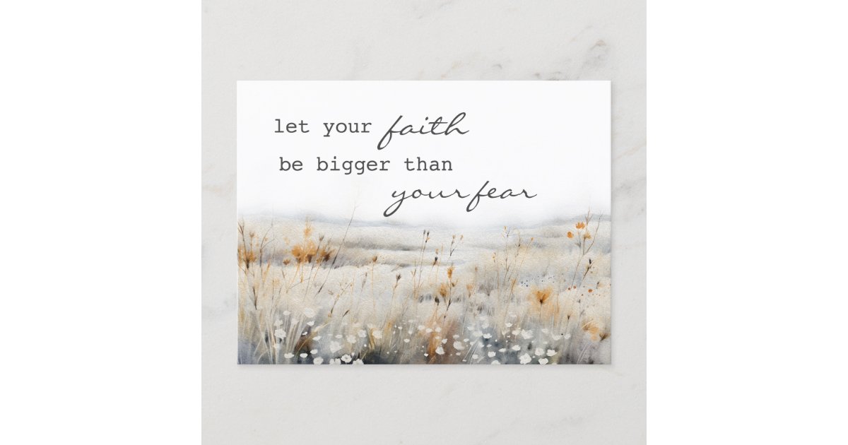 Psalm 34:4 Bible and Inspirational Quote Christian Postcard | Zazzle