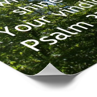 Psalm 37 Poster | Zazzle