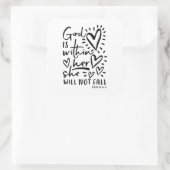 Psalm 46 Bible Verse Sticker | Zazzle