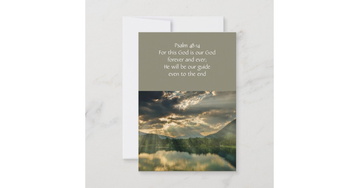 Psalm 48 14 Bible Scripture Memorial Christian Invitation Zazzle psalm-48-14-bible-scripture-memorial-christian-invitation-zazzle