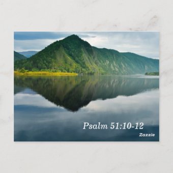 Psalm 51 10 - 12 Scripture Memory Card | Zazzle