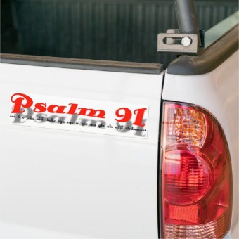 psalm 91 Bumper Sticker( yoruba language) Bumper Sticker | Zazzle