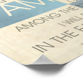 Psalm Scripture Collage II Poster | Zazzle