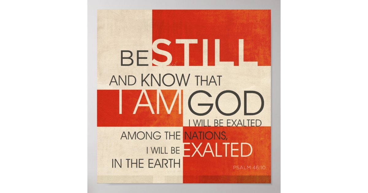 Psalm Scripture Collage Poster | Zazzle