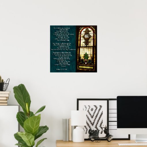 Psalms 23 poster | Zazzle