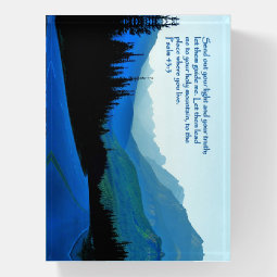 Psalms 43:3 Inspirational Paperweight | Zazzle