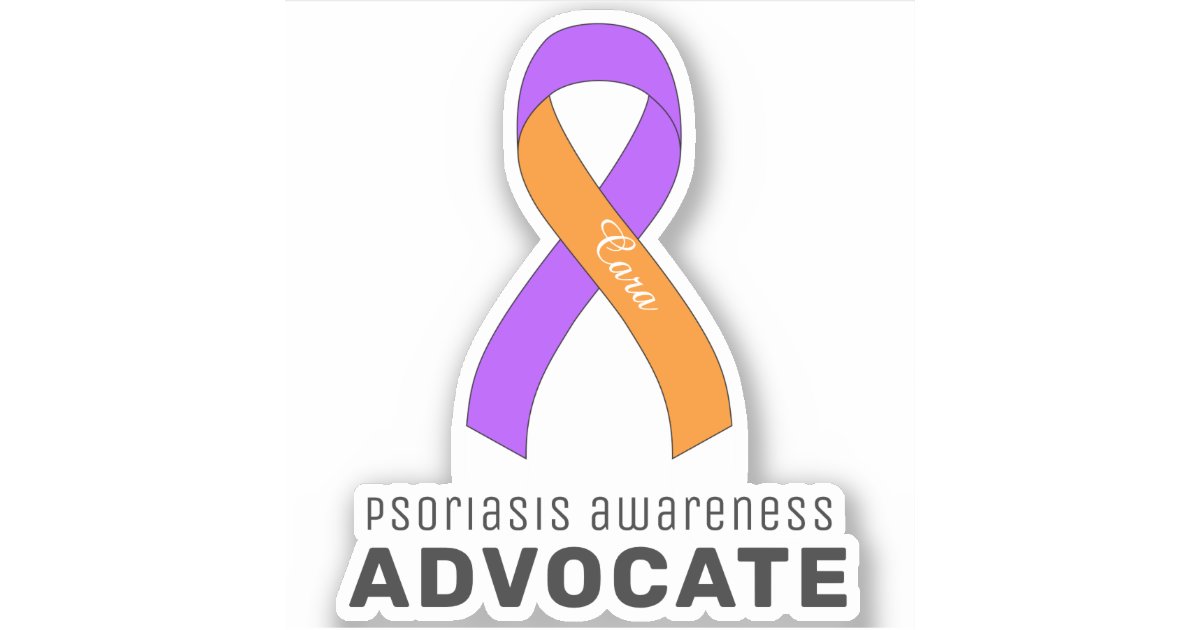 Psoriasis Awareness Vinyl Sticker | Zazzle