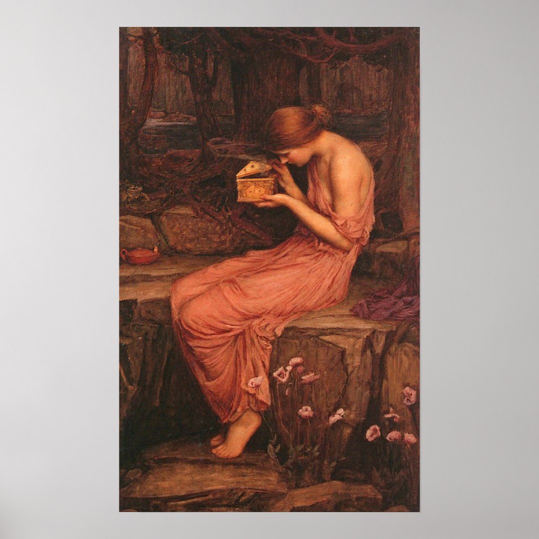 Psyche and Golden Box Poster | Zazzle